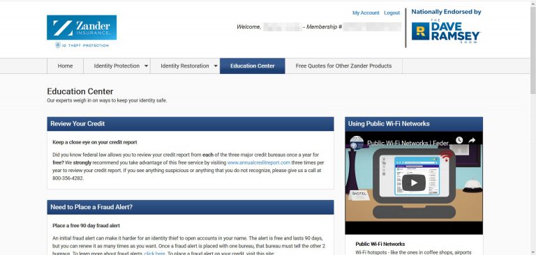 Zander Identity Protection Plans, Cost, Packages and Pricing in 2025