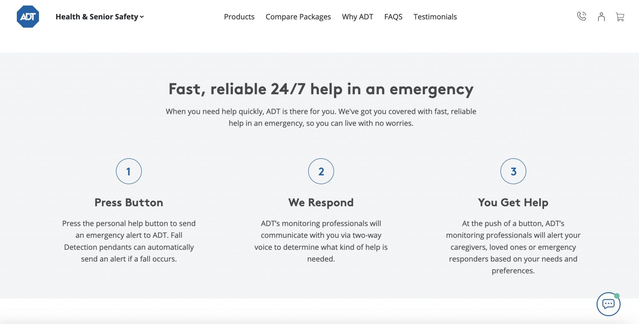 ADT Medical Alert Cost, Packages, Pricing & Monthly Plan | ADT Health